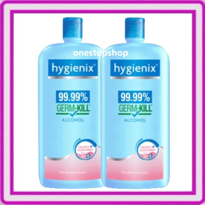 Hygienix Alcohol With Moisturizer Vitamin E 500mL x2 | Lazada PH
