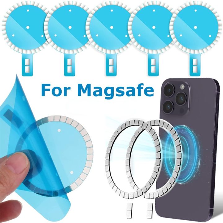 Self-adhesive Magnetic Metal Ring Sticker Strong Magnetic Circle ...