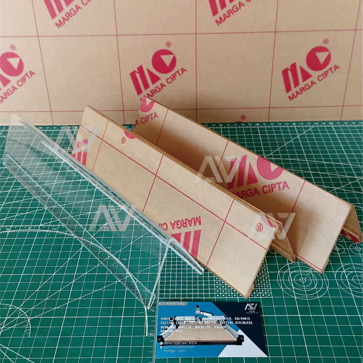 akrilik 7 x 30 Tempat Brosur Tempat Menu Poster Acrylic Mika Nomor ...