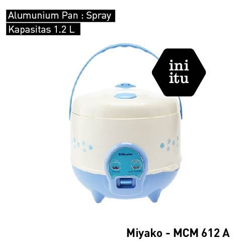 [ Miyako ] Rice Cooker / Magic Com Mini Miyako 3in1 MCM 612 - 1.2 Liter ...