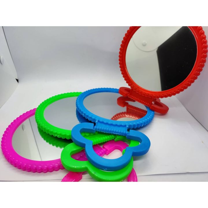 Small Stand Up Vanity Pocket Mirror / portable handy mirror / personal ...