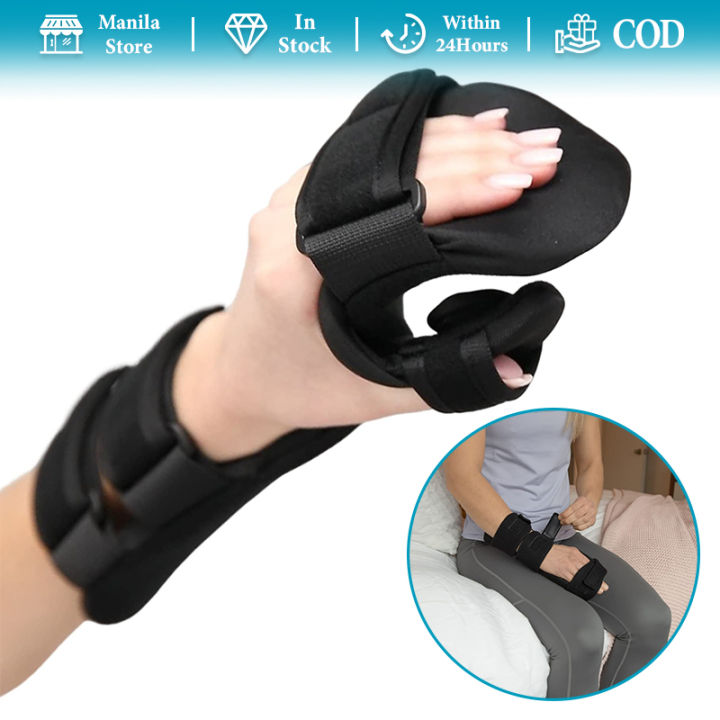 BraceAbility Resting Hand Splint，Adjustable Wrist Sprain and Functional ...
