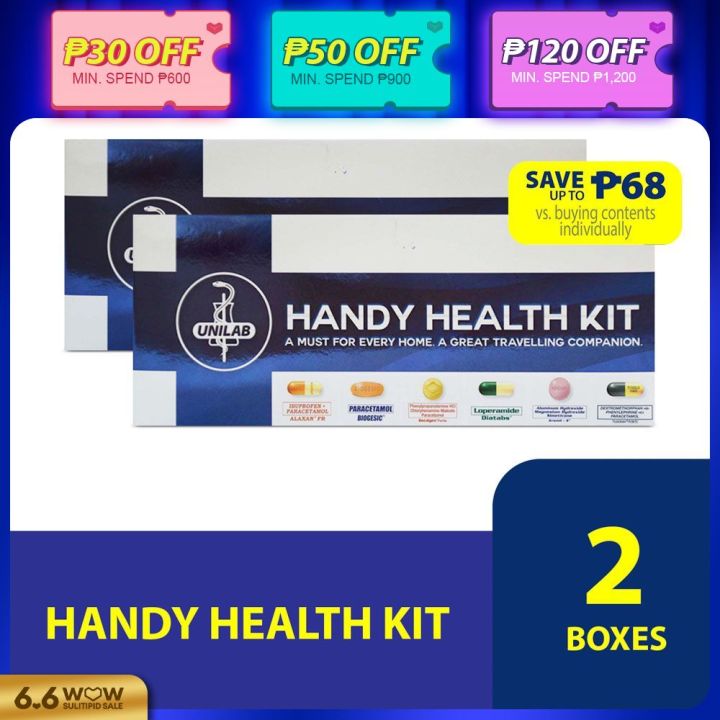Unilab Handy Health Kit - Medicines for First Aid and Medical ...