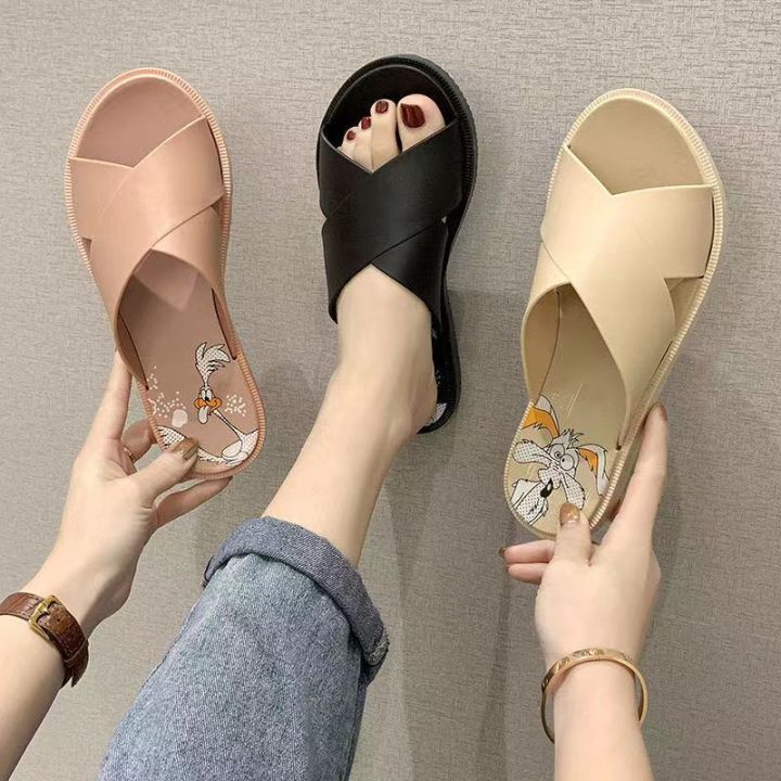 Ciaran Fashionable cross slip slippers for women | Lazada PH