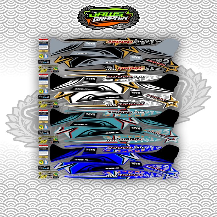 STRIPING MIO BINTANG 2008 mio amore / STICKER MIO BINTANG 2008 mio ...