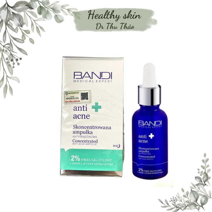 [30mL] Serum hỗ trợ giảm mụn giảm thâm Bandi Anti Acne Concentrated ...