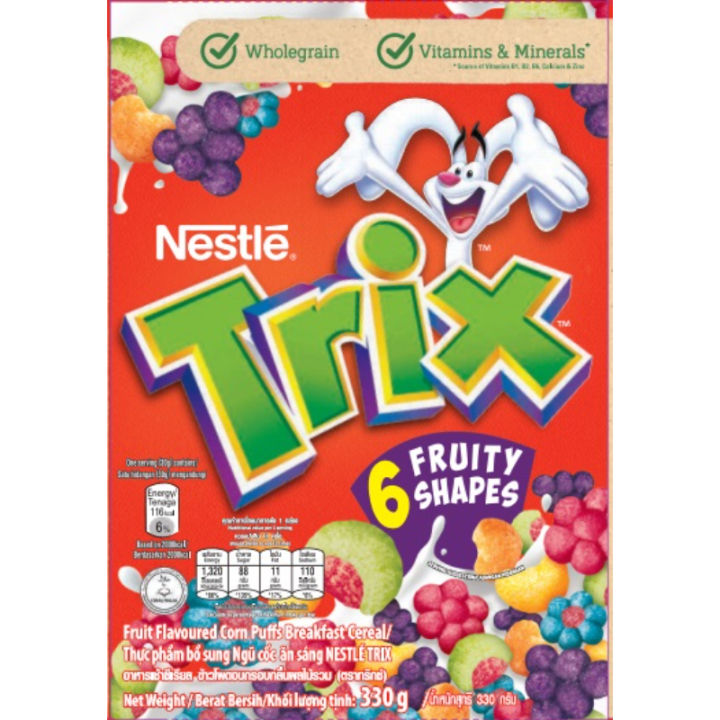 Nestle Trix Fruit Flavored Breakfast Cereal 330g | Lazada PH