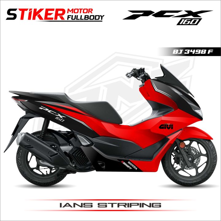 BJ 3498-STIKER MOTOR ALL PCX FULL BODY 160 VARIASI-STIKER PCX VARIASI ...