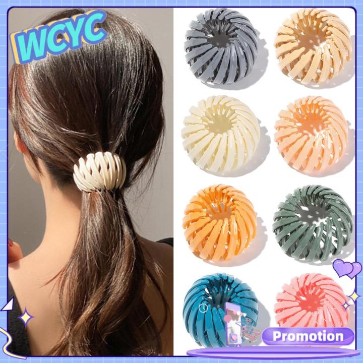 WCYC Women Retractable Bird Nest Expanding Clips Claw Girls Headwear ...