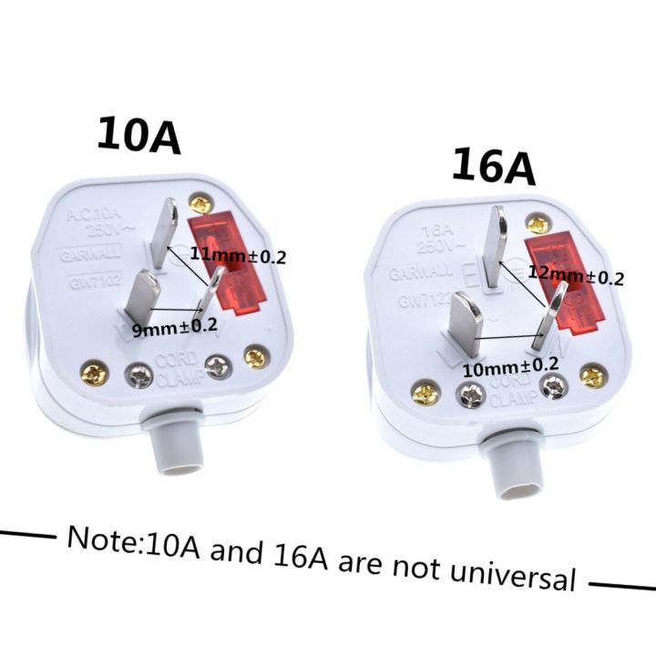 Australia Standard Power Switch Rewireable Plug With Fuse, Power Cord Cable 3-Pins Connector 10A ...