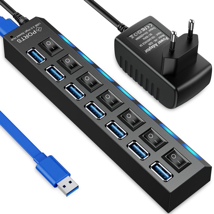 Caincb Usb Hub 3 0 Splitter Several Ports 3.0 Multi Extensor Multiple ...
