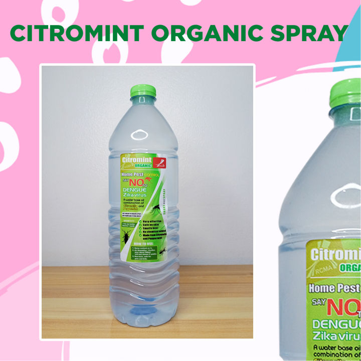 CITROMINT CITRONELLA 1 LITER ANTI-MOSQUITO SPRAY AUTHENTIC MOSQUITO ...