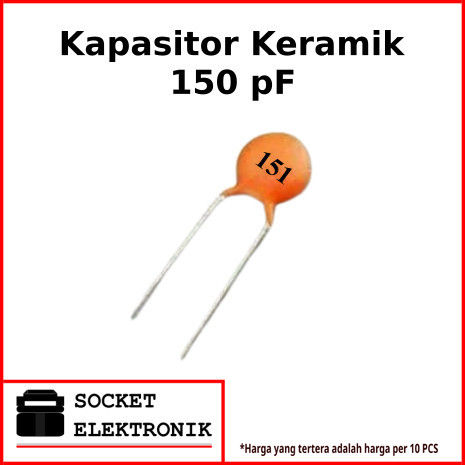 Kapasitor Keramik. Ceramic Capacitor 150pF. | Lazada Indonesia