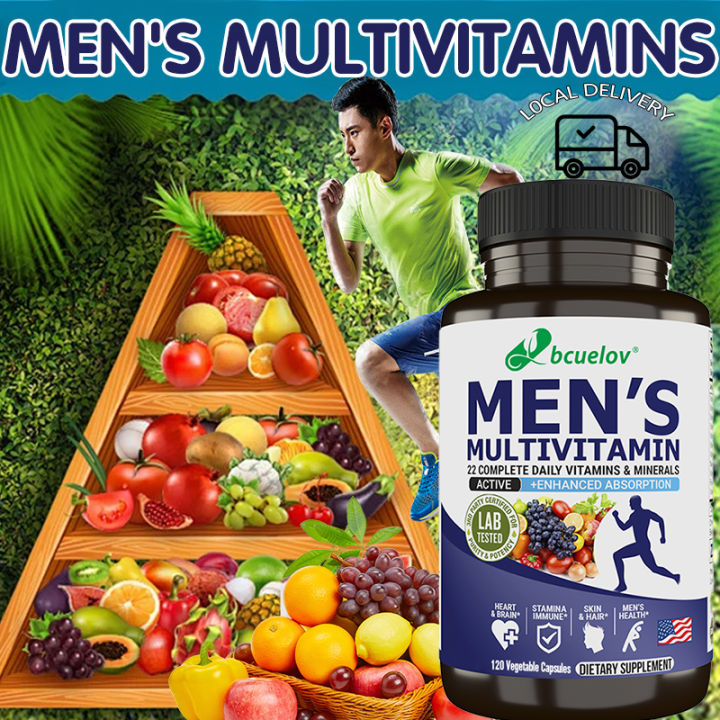 Men's multivitamin and trace element supplement provides human ...