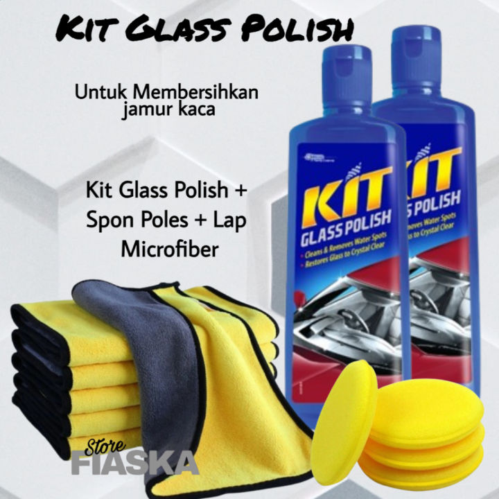 KACA MOBIL BEBAS JAMUR KACA JADI KINCLONG KIT GLASS POLISH LANGSUNG ...
