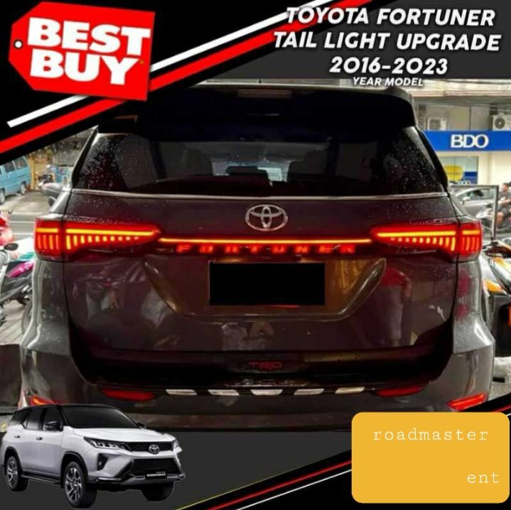 Toyota Fortuner 2016 to 2025 LED Tail Light Assembly Upgrade ( fortuner ...