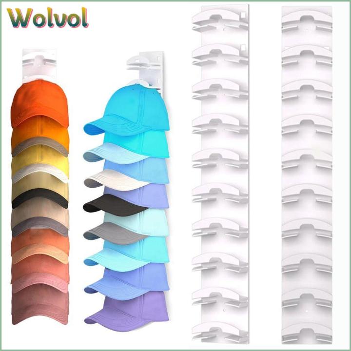 WOLVOL การประหยัดพื้นที่ ที่จัดระเบียบหมวกสำหรับหมวกเบสบอล พลาสติกทำจาก ...