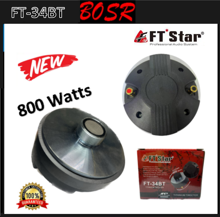 NEW FT STAR FT-34BT TITANIUM TWEETER | Lazada PH