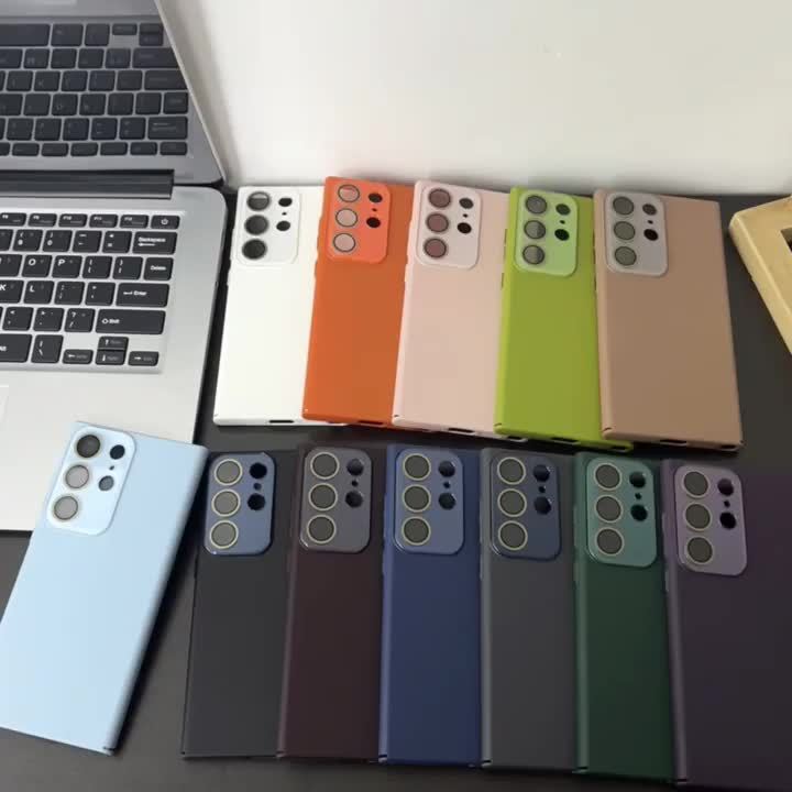 Luxury Colorful Rugged Armor Skin Oil PC Case For Samsung Galaxy S23 ...