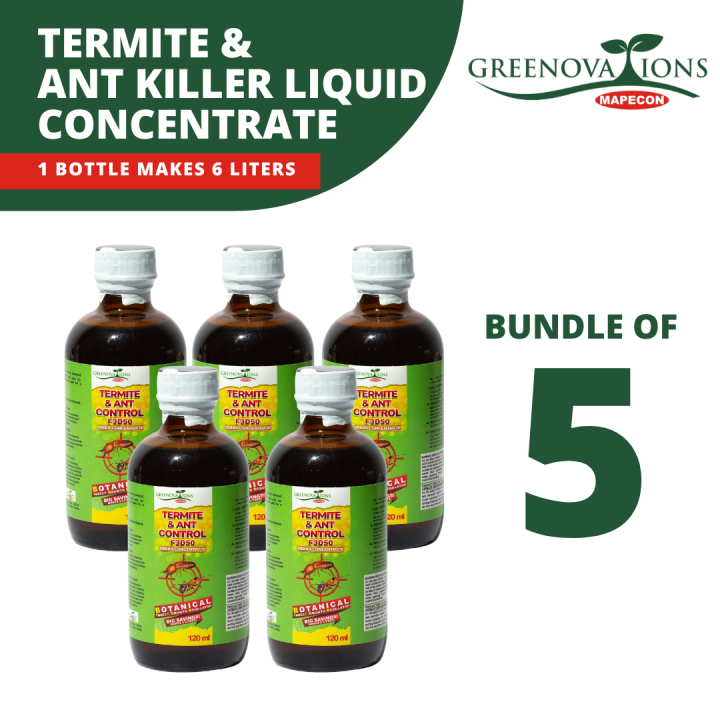MAPECON GREENOVATIONS F3D50 Termite and Ant Killer Liquid Concentrate ...