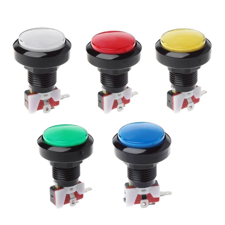 【Booming】 New 45mm Push Arcade Button 12v Power Led Lit Switch Vending ...