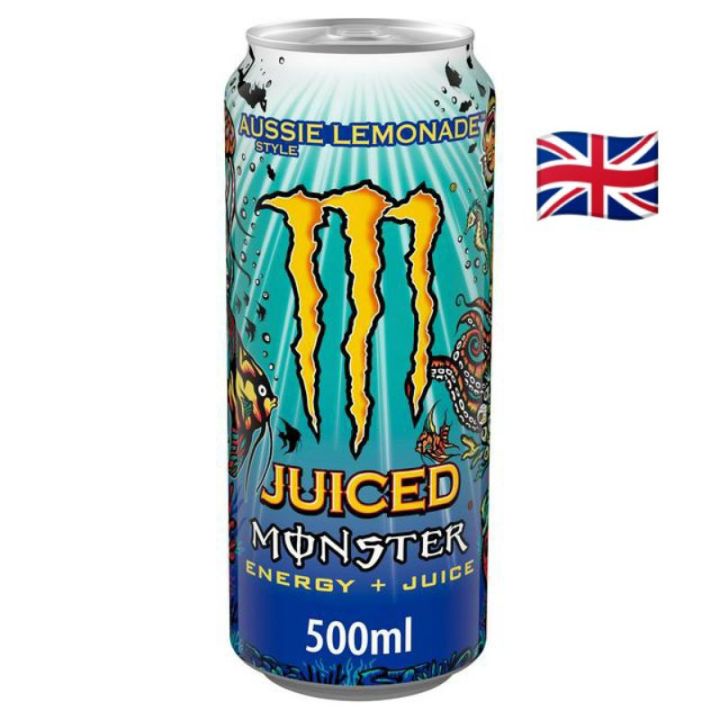 Monster Energy Drink Aussie Lemonade 500ml imported from UK 🇬🇧 | Lazada