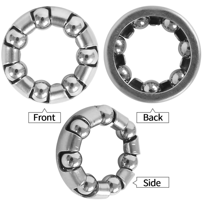 BIKE SHOP RAIN Ball Bearing Bicycle 2pc 44mm Caged Ball Bearing for MTB ...