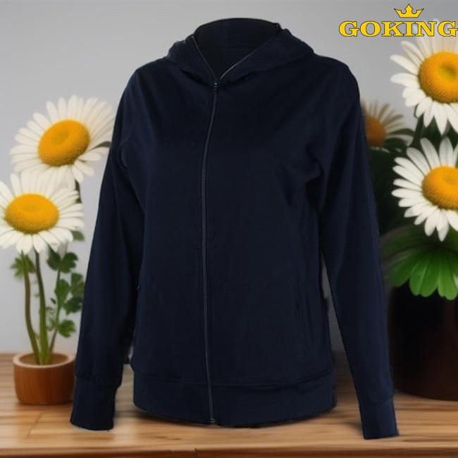 Áo khoác nữ thoát nhiệt GOKING 6 túi, vải thun cotton mỏng nhẹ, thoáng ...
