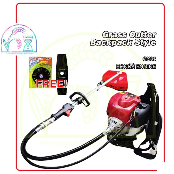 Grass Cutter Portable Flexible Backpack carry Honda GX35 engine by ...