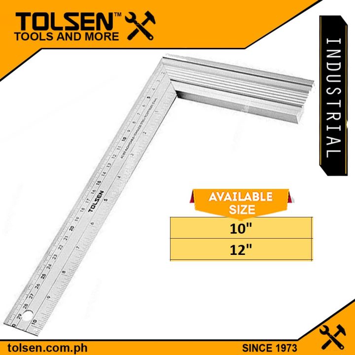 Tolsen Industrial Stainless Steel Angle Tri Square (250mm | 300mm ...