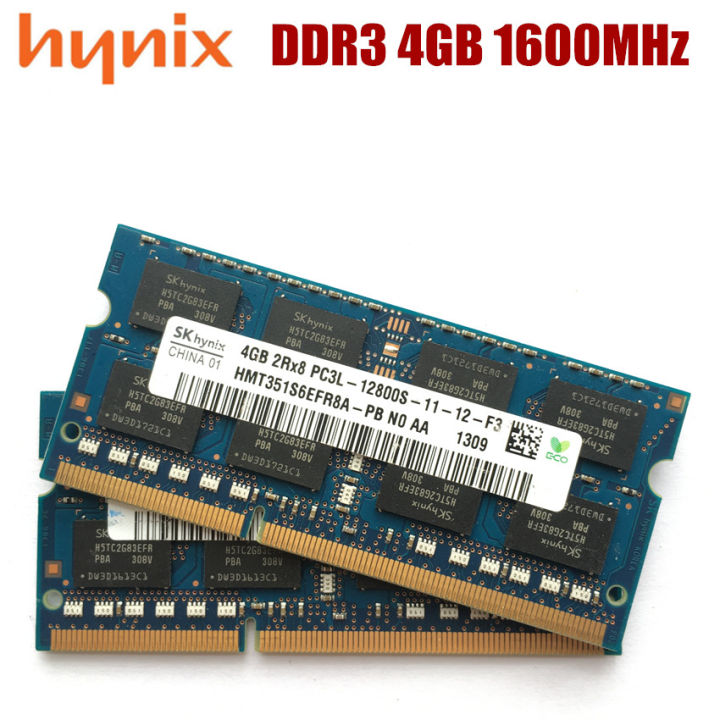 Hynix 4GB 1RX8 2Rx8 12800S PC3 PC3L DDR3 DDR3L 1600Mhz 4G Laptop Memory Notebook Module SODIMM ...