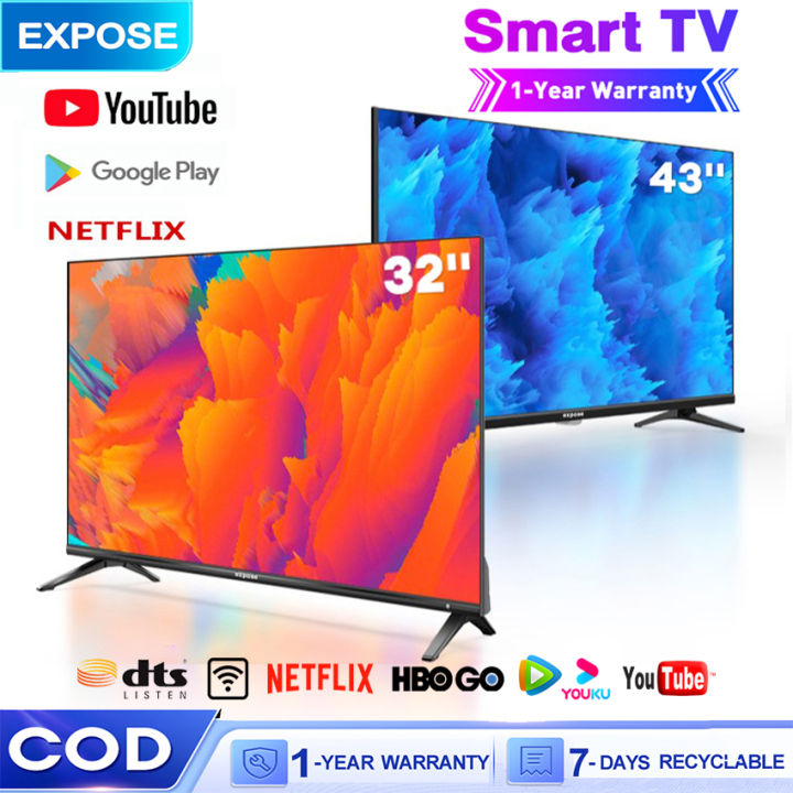 EXPOSE 43 inch Digital Smart TV android tv Multiple ports 50 inch smart ...