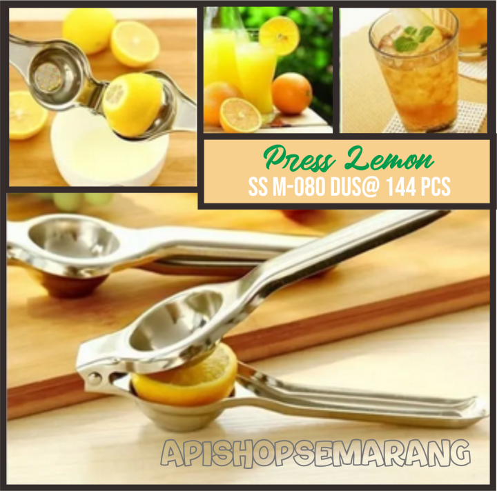 Alat Perasan Lemon / Jeruk Stainless Steel | Lazada Indonesia