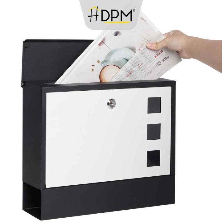 (Large A4 size Inlet) Modern & Minimalist Design Mail Box Letter Box ...