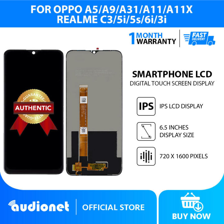 Smartphone LCD for Realme C3/5i/5s/6i/3i OPPO A5-2020/A9-2020/A31/A11 ...