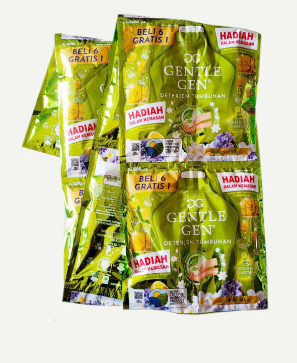 GENTLE GEN RENCENG DETERJEN TUMBUHAN ( 14 SACHET) | Lazada Indonesia