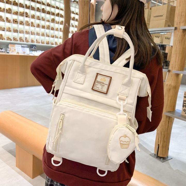 Schoolbag female Korean ins girl heart college style high school ...