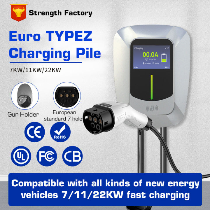 DL-EU006 22KW EV Charger Type 2 Electric Car Charging Cable EV Charging ...