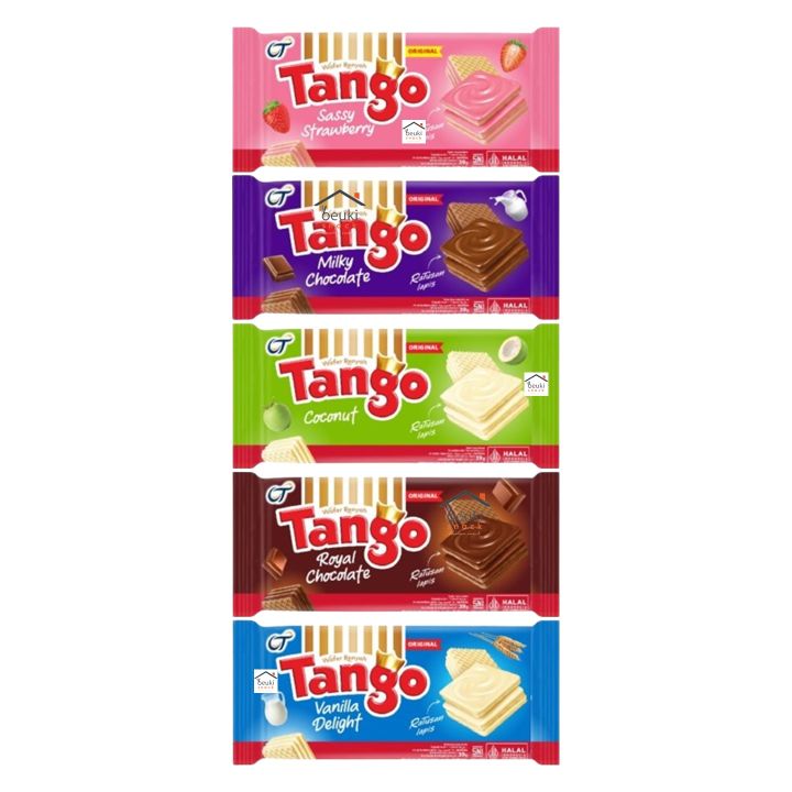 Wafer Tango Ratusan Lapis Renyah dan Lezat Berbagai Varian Pilih Rasa ...