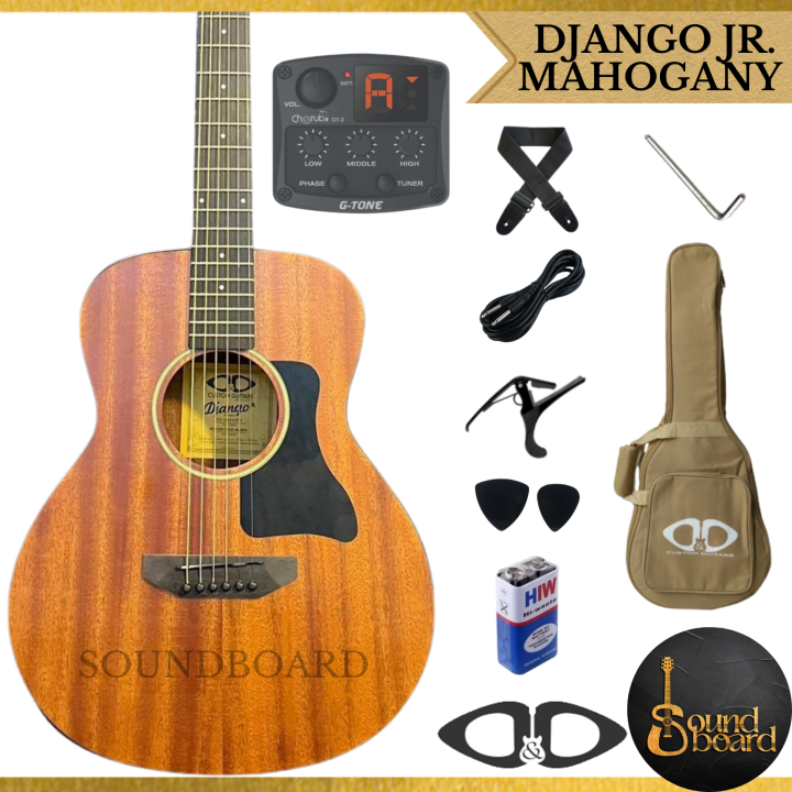 D&D DJANGO JR. MAHOGANY Acoustic Electric Guitar | Lazada PH