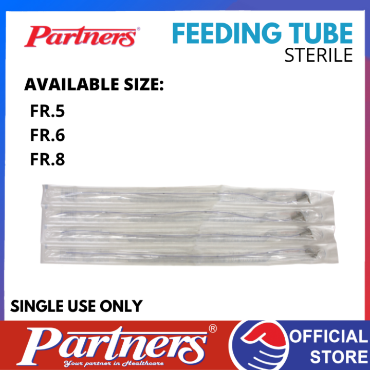 PARTNERS NGT FEEDING TUBE FR.5 (40-45 cm) (100PCS/BOX) | Lazada PH