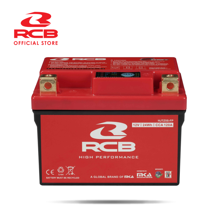 RCB S-Series Lithium Ion Battery YTZ5L | 12V | 24WH | CCA 120A ...