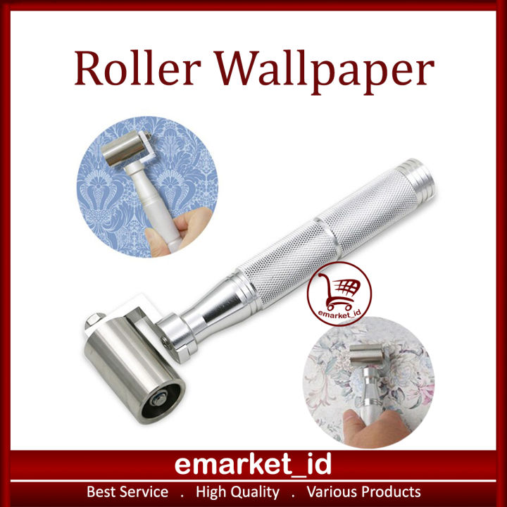 Roller Wallpaper / Bahan Stainless Steel Alat Perata Stiker | Lazada ...