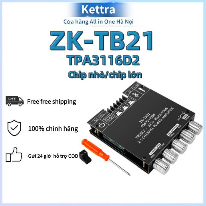 ZK-TB21 TPA3116D2 chip lớn âm thanh bluetooth nhập khẩu chip siêu trầm ...