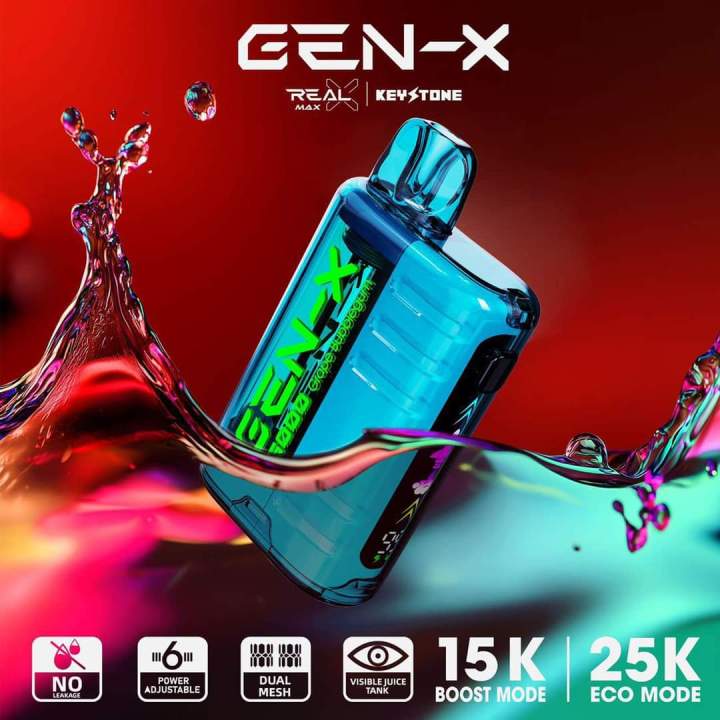 [ READY STOCK ] GEN-X by REALX MAX 25000 25k Dispo Pod / Pakai Buang ...