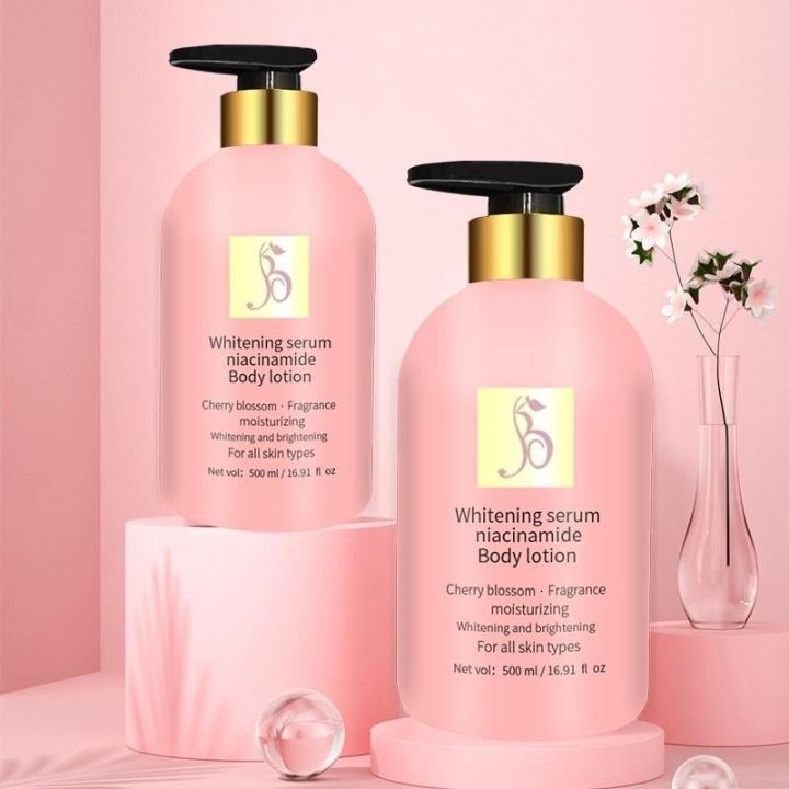 niacinamide body lotion sakura blossom care whitening lotion cherry extract moisturizing | Lazada PH