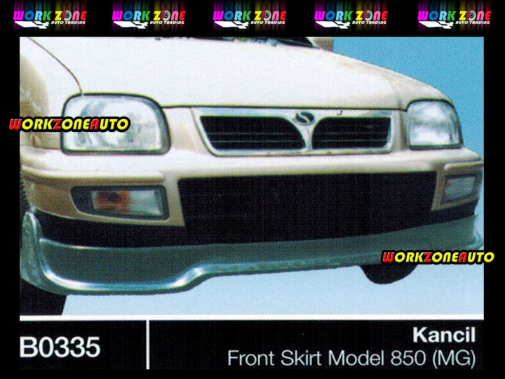 B0335 Perodua Kancil Fiber Front Skirt Model 850 (Mugen) Body kit ...