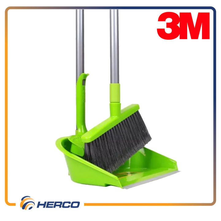 3M Scotch Brite Broom Comb-Dustpan Set (Green) | Lazada PH