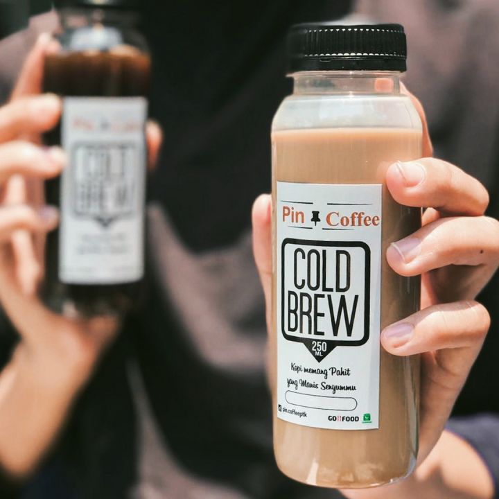 Paket Cetak 100 Sticker Label Untuk Branding Kemasan Botol Minuman Kopi ...