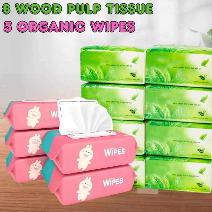 AVINAS 100% Wood Pulp Native Wood Pulp Extractable Facial Tissue ...